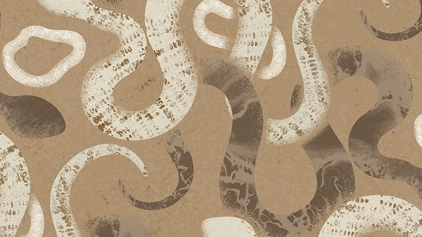 Earthy snake pattern computer wallpaper, | Free Photo - rawpixel