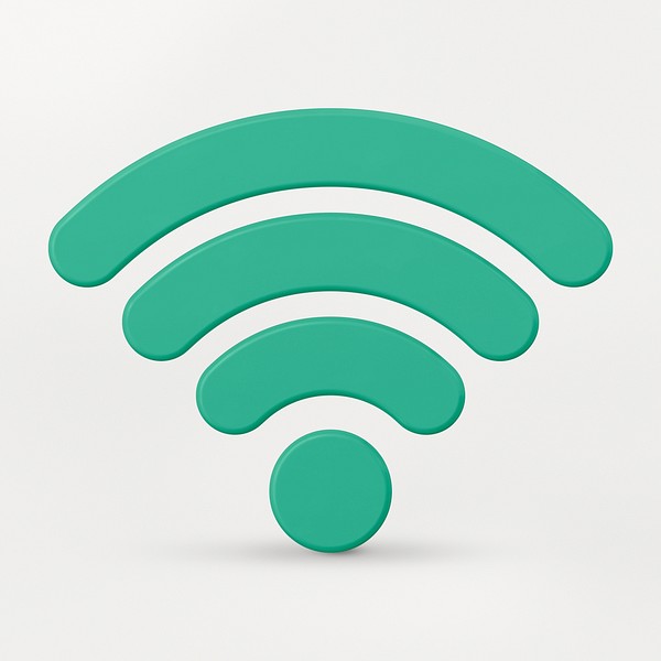 3D wifi symbol, green technology | Free Photo Illustration - rawpixel