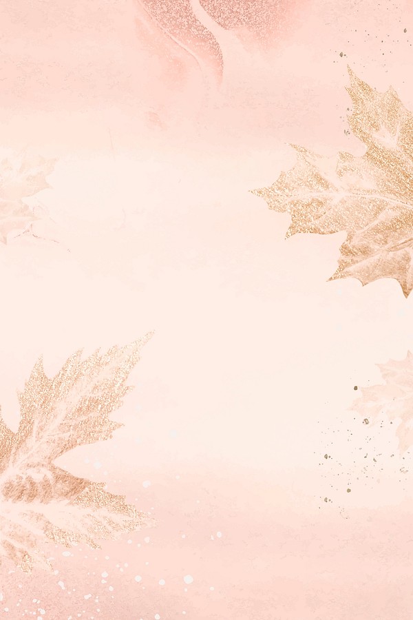Leaf background, pink pastel botanical | Premium Vector - rawpixel