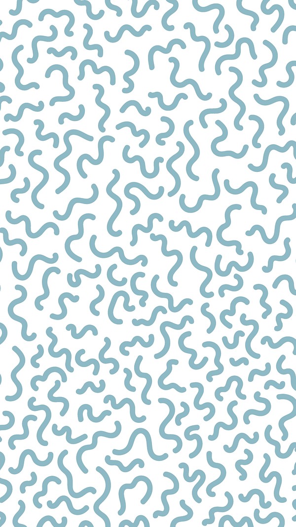 Cute iPhone wallpaper blue squiggle | Free Photo - rawpixel