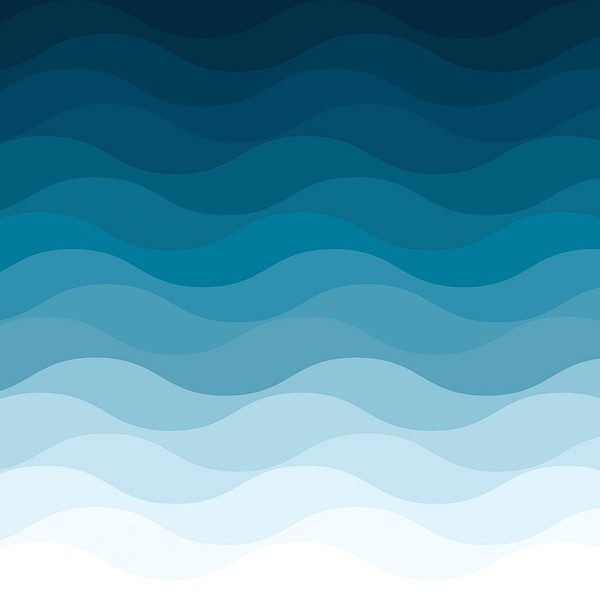 Gradient blue wave pattern background | Premium Vector - rawpixel