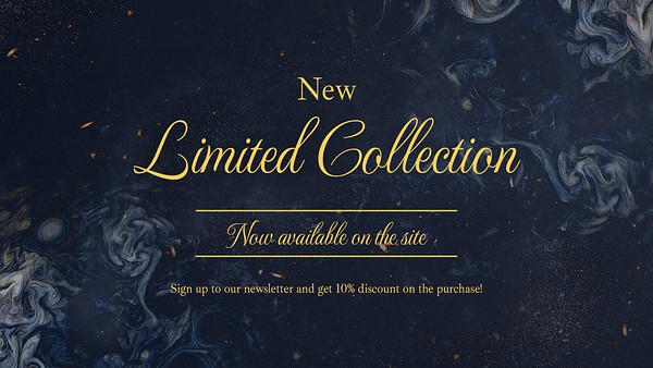 Limited collection blog banner template, | Premium PSD Template - rawpixel