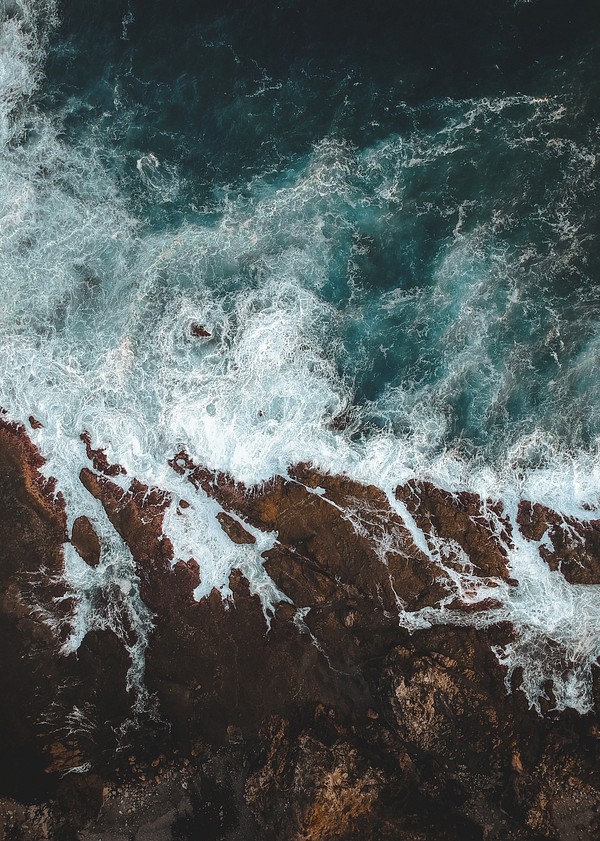 Waves hitting cliffs Bali, Indonesia | Free Photo - rawpixel
