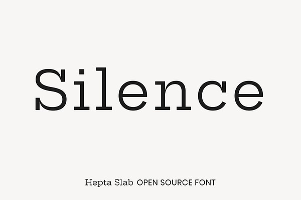 Hepta Slab open source font | Free Font Add-on - rawpixel