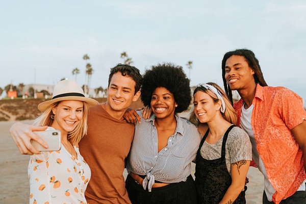 Group of diverse friends taking | Premium Photo - rawpixel