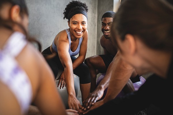 Workout group class gym | Premium Photo - rawpixel