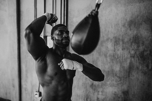 Muscular male boxer gym | Premium Photo - rawpixel