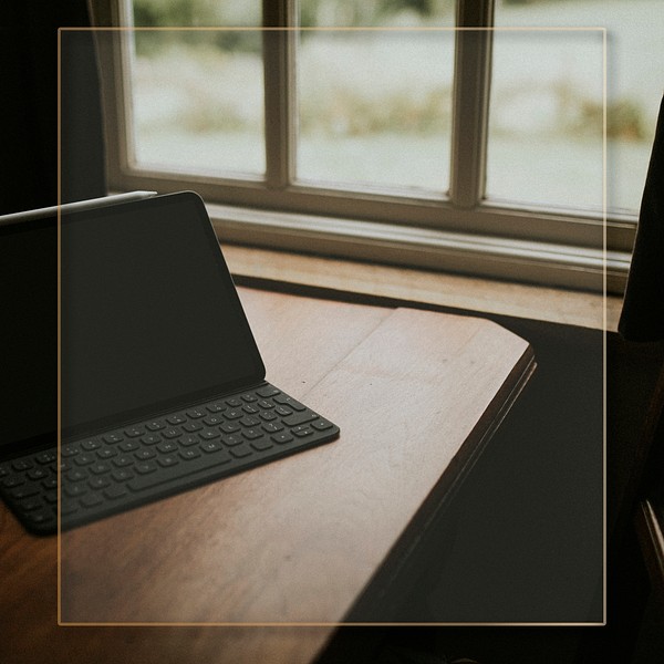 Digital tablet psd wallpaper screen | Premium PSD - rawpixel