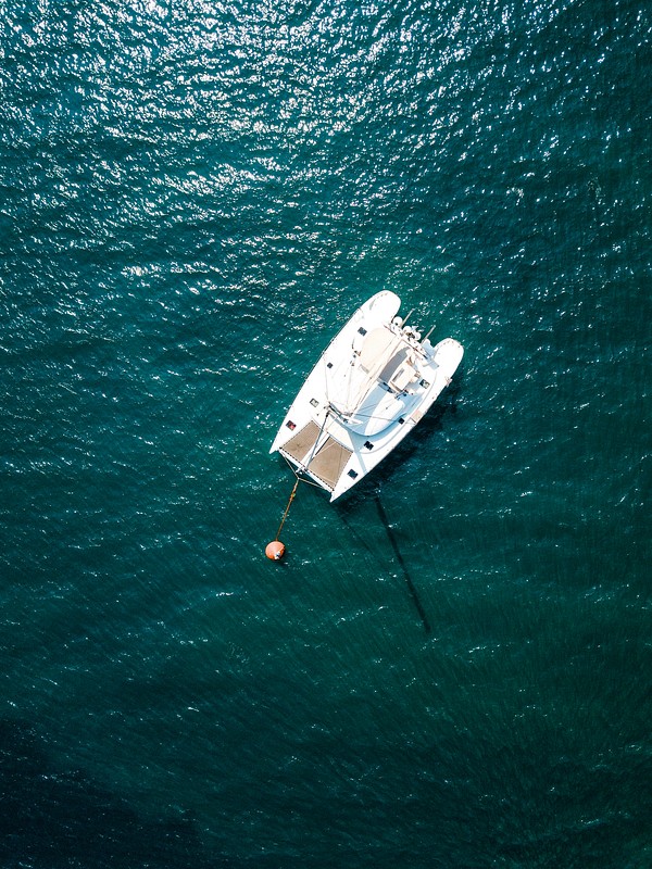 Aerial view catamaran cruise Aegean | Free Photo - rawpixel