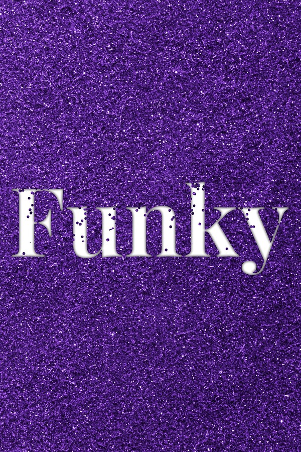 Funky glittery slang typography word | Free Photo - rawpixel