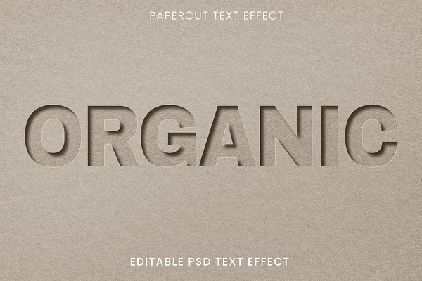 Paper cut editable psd text | Premium PSD Add-on - rawpixel