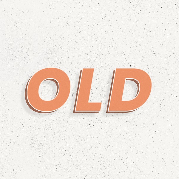 Retro old word bold text | Free Photo - rawpixel