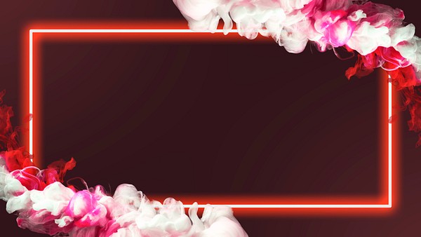 Glowing neon frame red psd | Premium PSD - rawpixel
