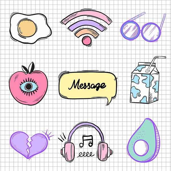 Funky vector social media icon | Premium Vector - rawpixel