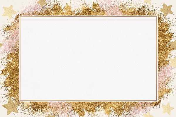 Festive glitter frame psd sparkly | Premium PSD - rawpixel