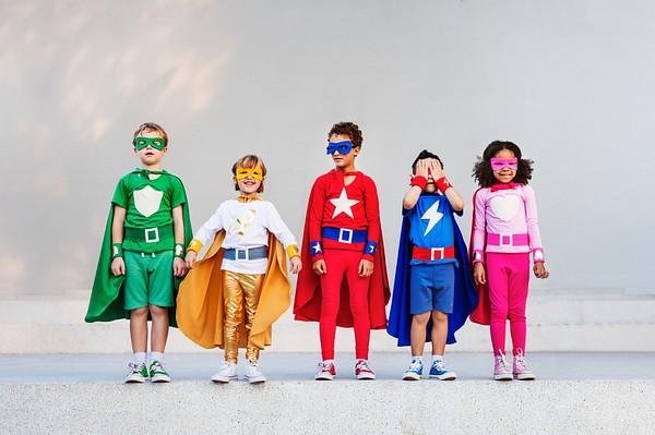 Superhero kids with superpowers | Free Photo - rawpixel