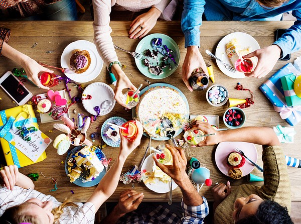 Friends Gathering Together Tea Party | Premium Photo - rawpixel