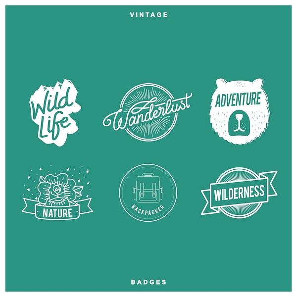 Set of travel badges | Premium Vector - rawpixel