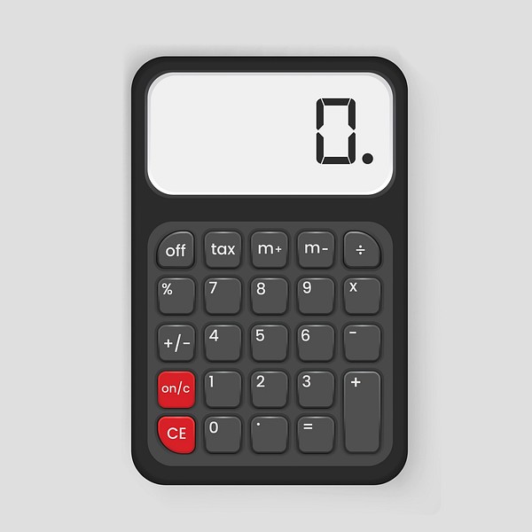Illustration of a calculator | Premium Vector - rawpixel