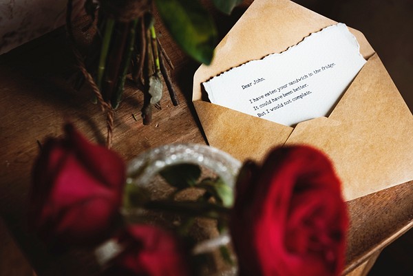 Letter Envelope Note Message with Roses | Premium Photo - rawpixel