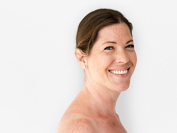 Happiness woman bare chest topless | Premium Photo - rawpixel