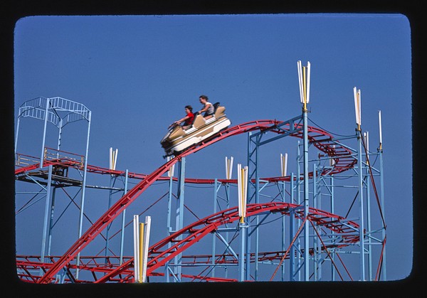 Roller coaster car, Atlantic City, | Free Photo - rawpixel