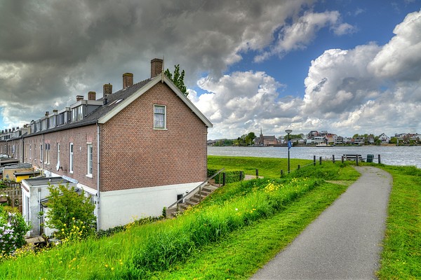 Dutch row houses | Free Photo - rawpixel