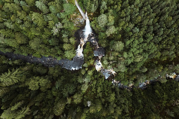 View Plodda Falls, Scotland drone | Premium Photo - rawpixel