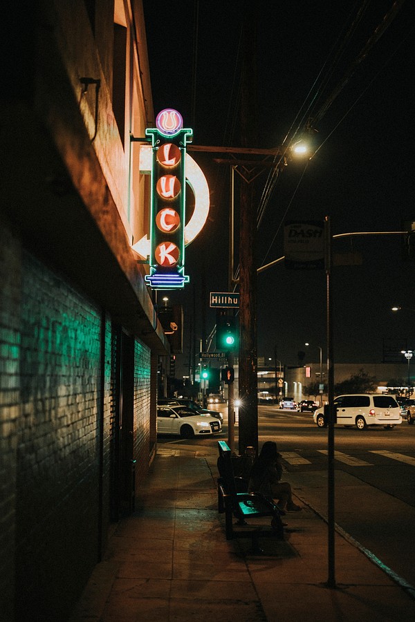 Downtown Los Angeles at night | Free Photo - rawpixel