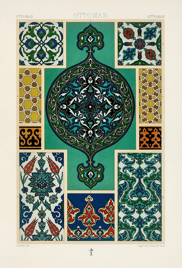 Ottoman pattern. Digitally enhanced our | Free Photo Illustration ...