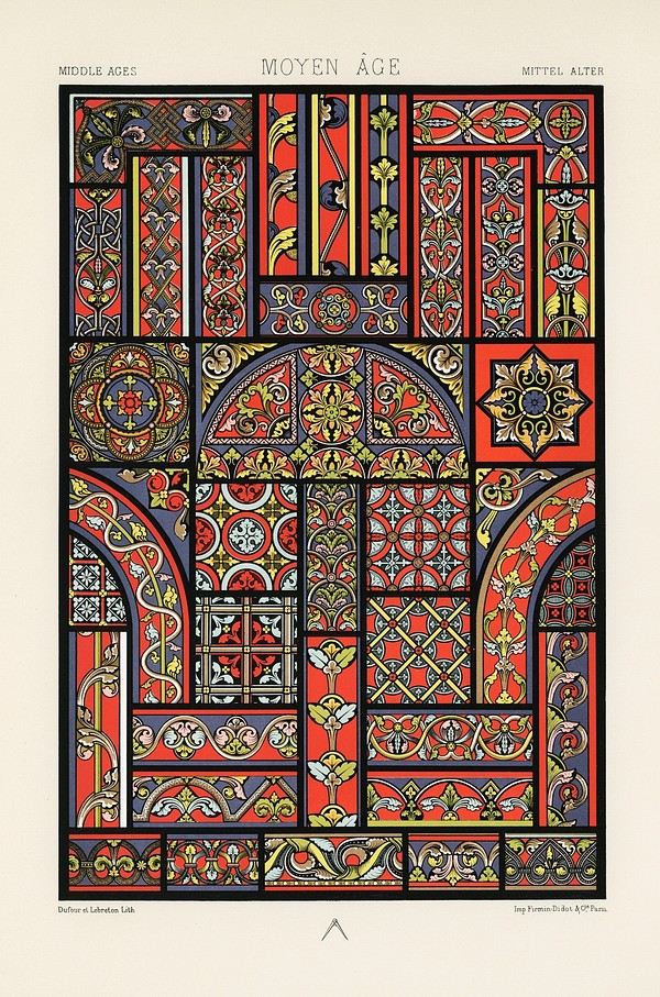Middle-Ages pattern. Digitally enhanced our | Free Photo Illustration ...