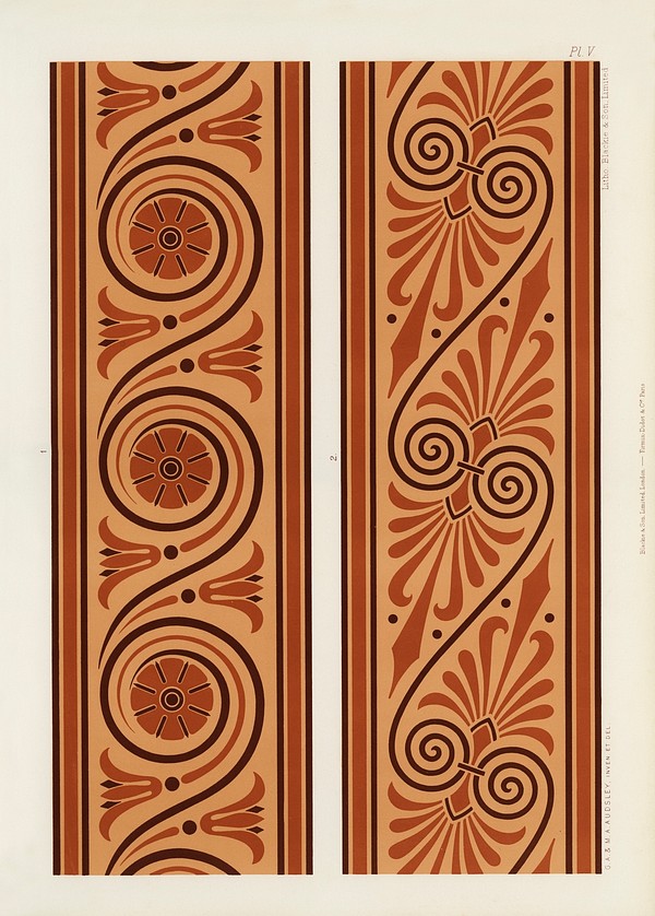 Greek pattern. Digitally enhanced our | Free Photo Illustration - rawpixel