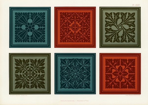 Medieval pattern. Digitally enhanced our | Free Photo Illustration ...