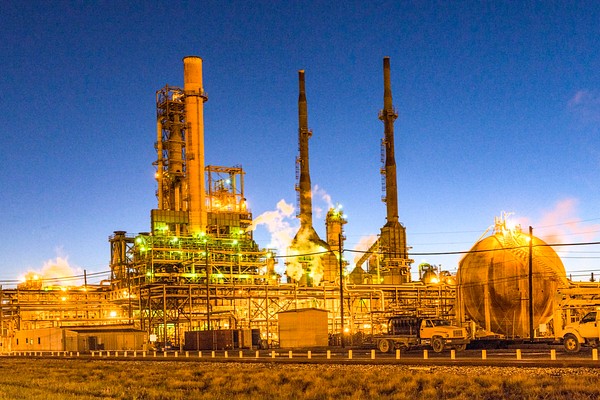 Oil refinery Texas. Original image | Free Photo - rawpixel