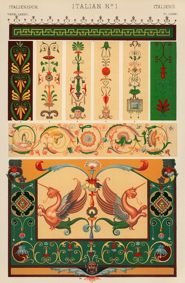 Vintage pattern illustration. Digitally enhanced | Free Photo ...