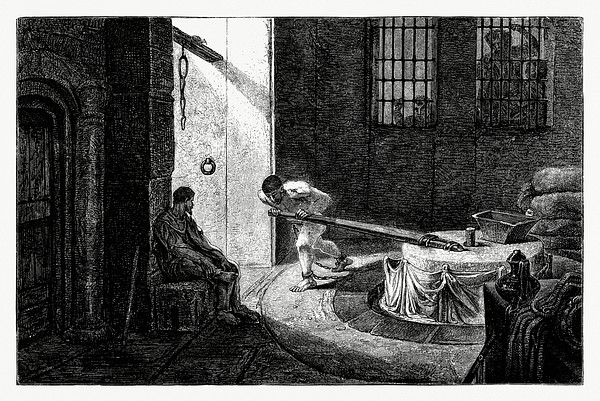 Samson Turning the Wheel (1862) | Free Photo Illustration - rawpixel