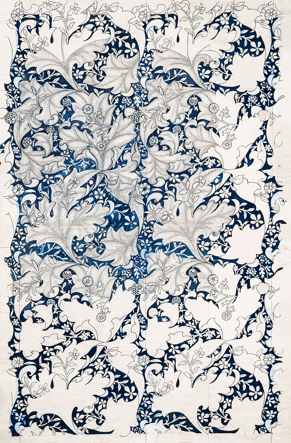 William Morris's Wallflower Pattern (1890) | Free Photo Illustration ...