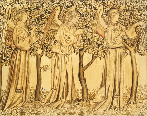 Tile Design–Processing Angels (1866) William | Free Photo Illustration ...