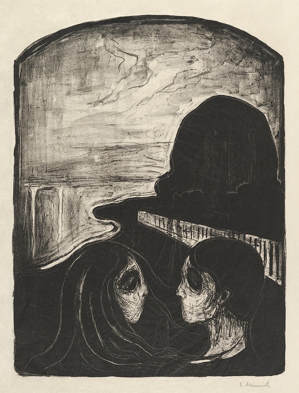 Attraction I (1896) Edvard Munch. | Free Photo Illustration - rawpixel