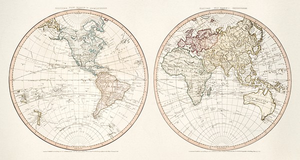 New world or western hemisphere: | Free Photo Illustration - rawpixel