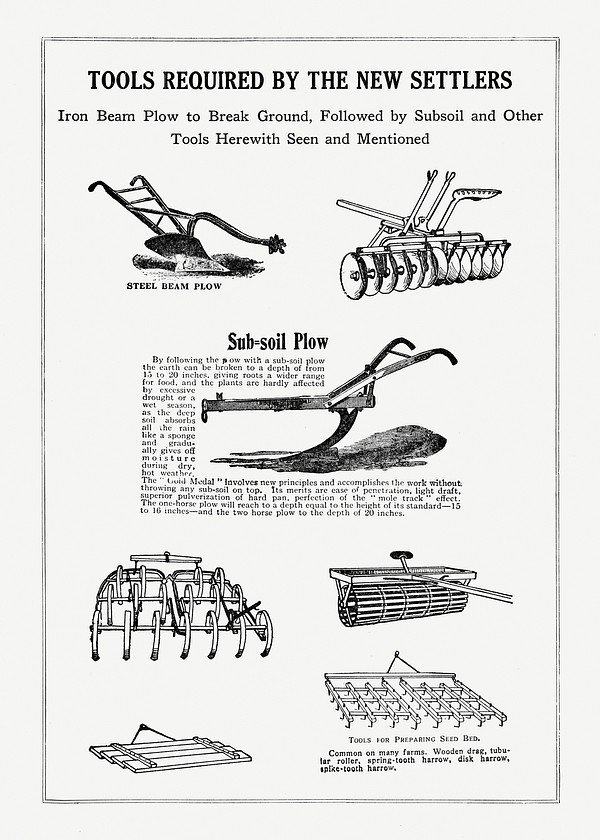 Vintage farm tool drawing, hand | Free Photo Illustration - rawpixel