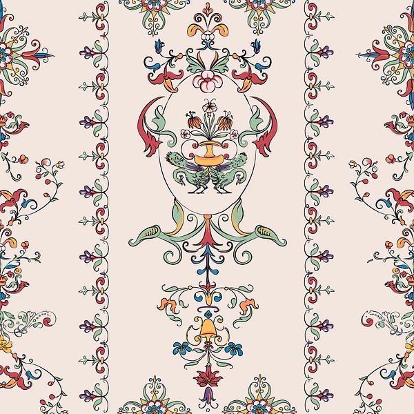 Vintage flourish pattern | Premium Vector - rawpixel