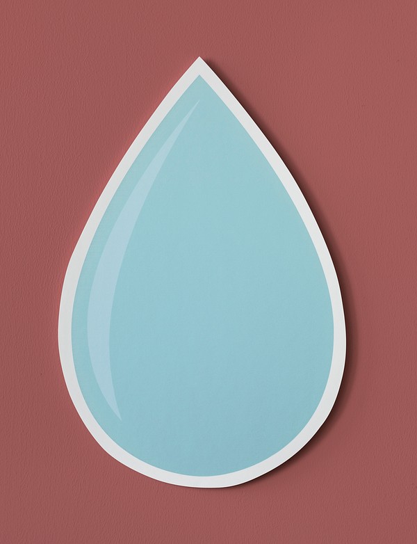Water drop cut out icon | Free Photo - rawpixel