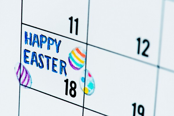 Easter holiday calendar reminder | Free Photo - rawpixel
