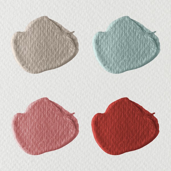 Metallic pastel brush stroke paints | Premium PSD - rawpixel