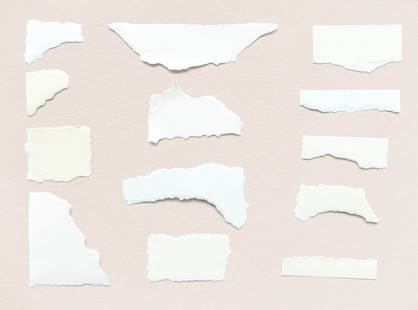 Blank torn paper templates set | Premium PSD - rawpixel