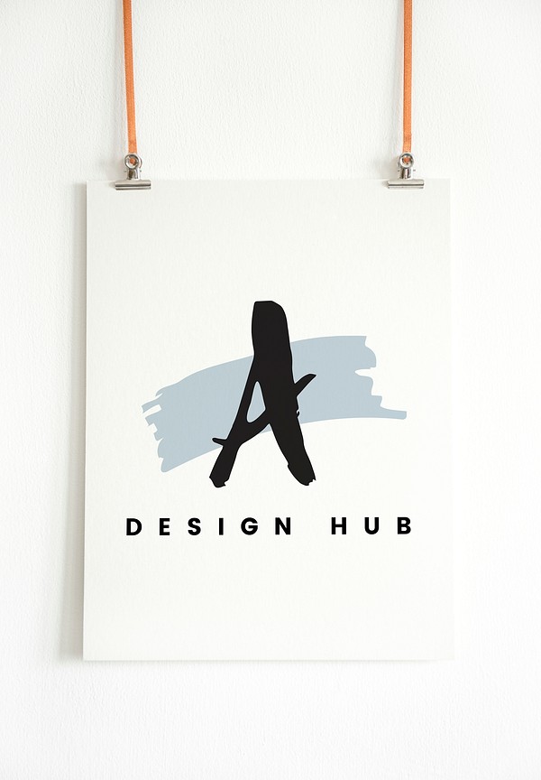 A design hub logo mockup | Premium PSD Mockup - rawpixel