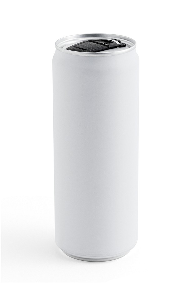 Resealable minimal white beverage can | Premium PSD - rawpixel