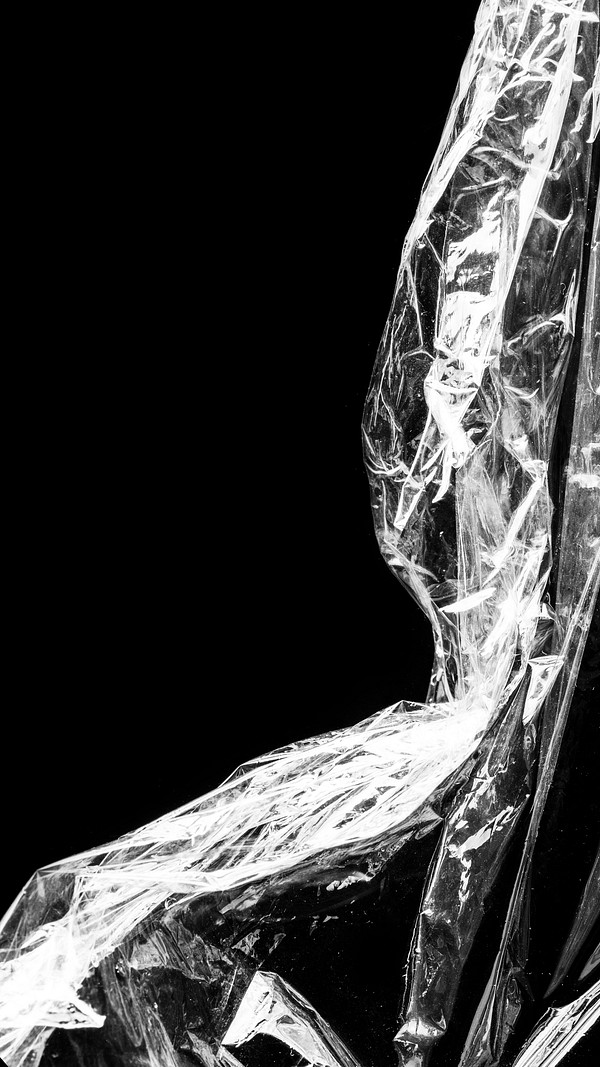 Wrinkled plastic wrap texture on a black | Premium Photo - rawpixel