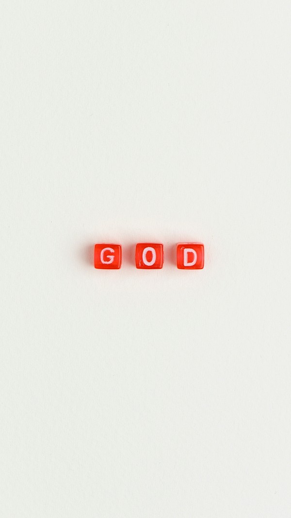 GOD alphabet letter beads typography | Free Photo - rawpixel